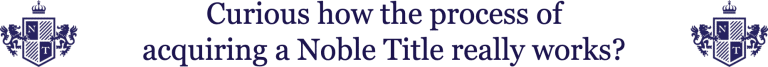 Baronies for Sale from Nobility Titles - Genuine Baron Titles for Sale